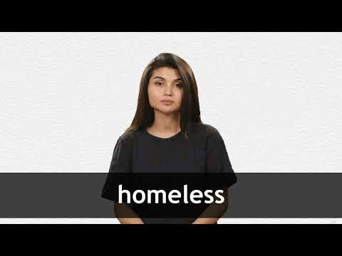 HOMELESS definition and meaning | Collins English Dictionary