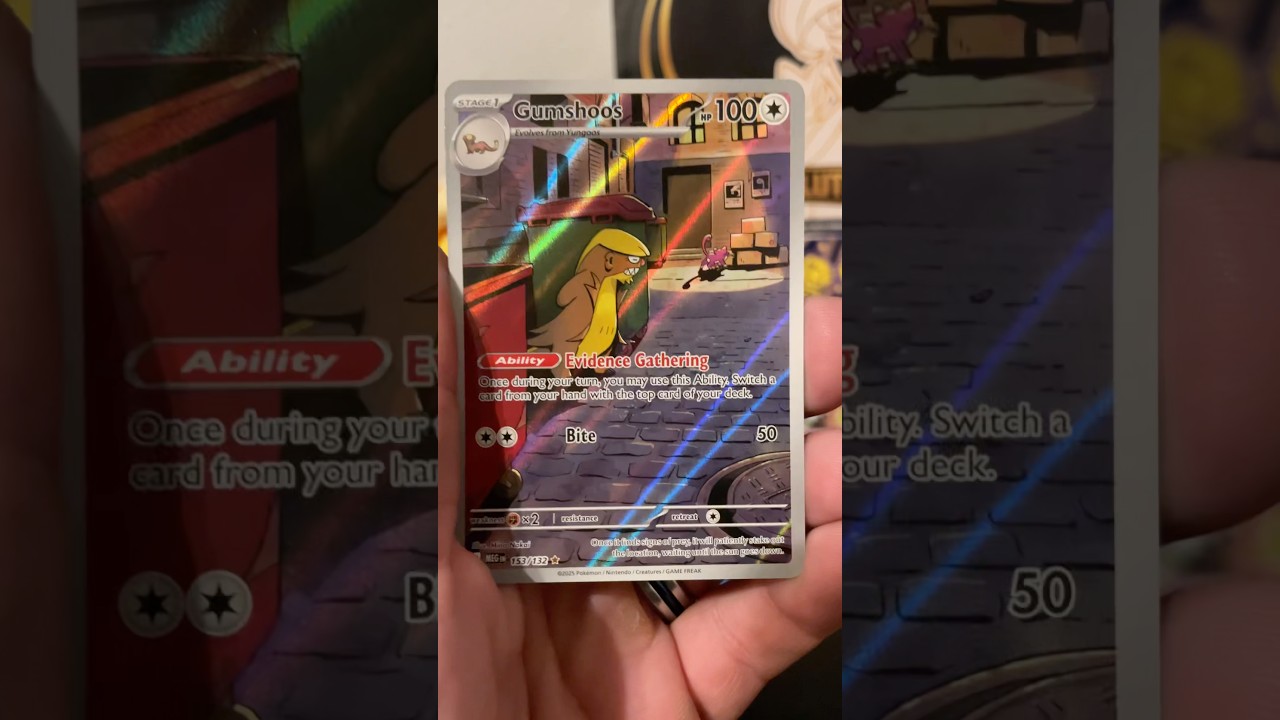 Ripping Mega Evolution booster packs Gumshoos Art Rare #megaevolution #pokemon #pokemontcg