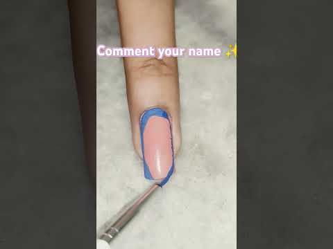 comment your name ✨💅💫#nailart #name art
