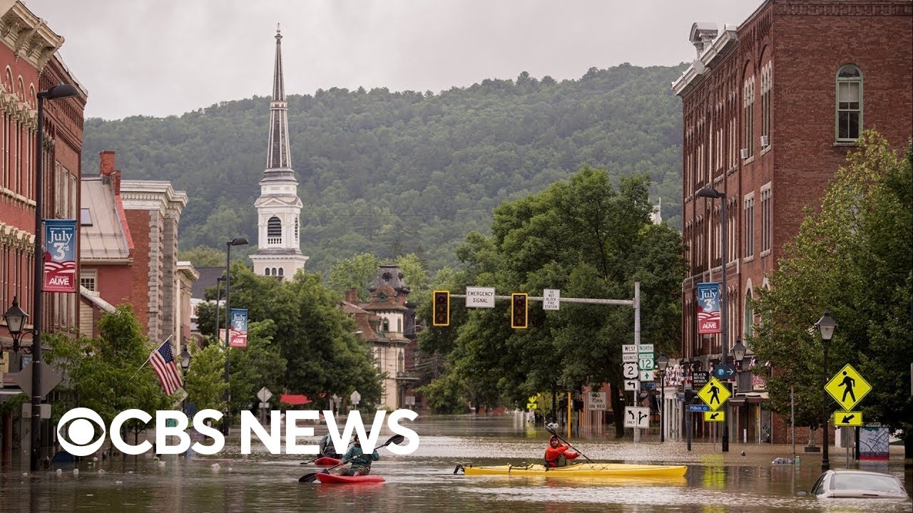 Vermont residents rescued by kayak after devastating floods