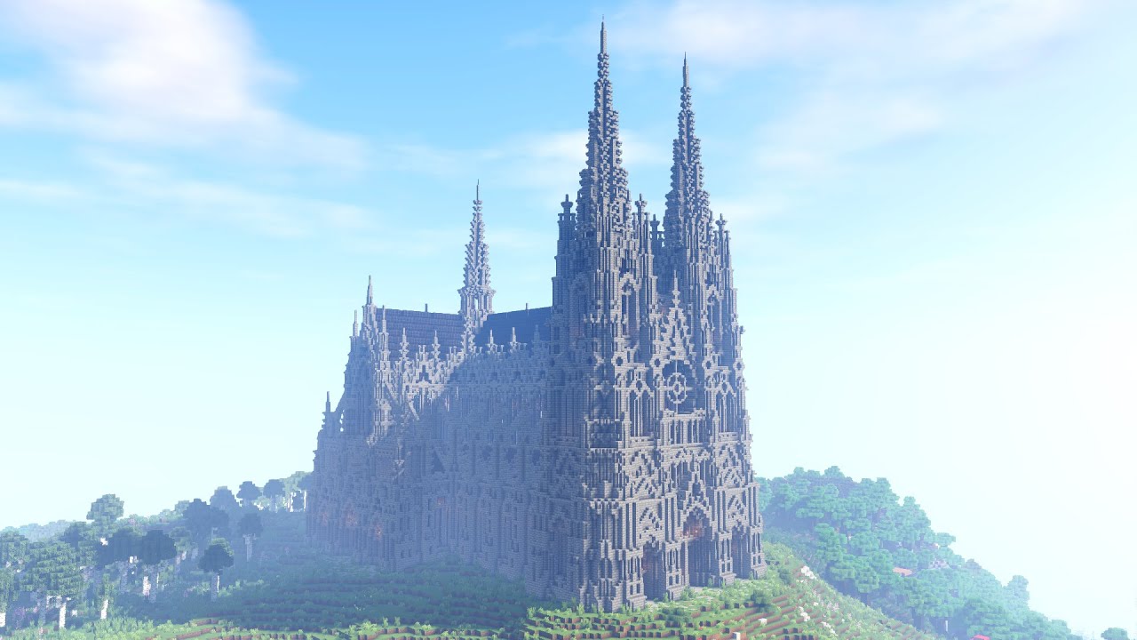 Minecraft: Gothic Cathedral Cinematic (+Download)