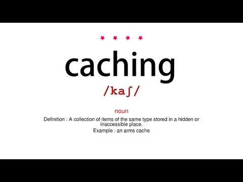 How to pronounce caching - Vocab Today