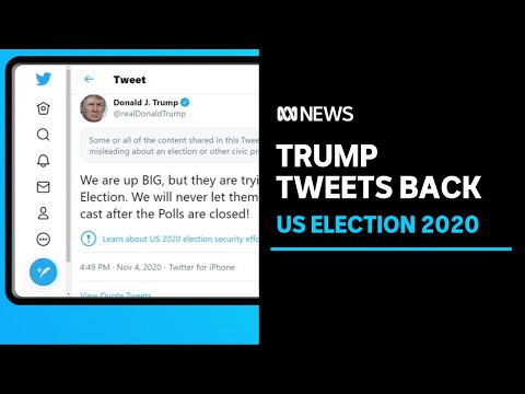 Donald Trump tweets, just as Joe Biden walks off stage: US Election | ABC News