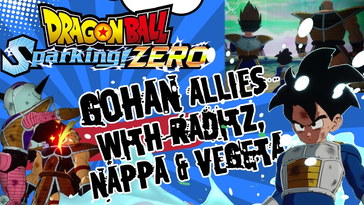 PGV's Custom Battle - Raditz defeated Goku 🥕☠️ & brought Gohan in space! DRAGON BALL  Sparking Zero