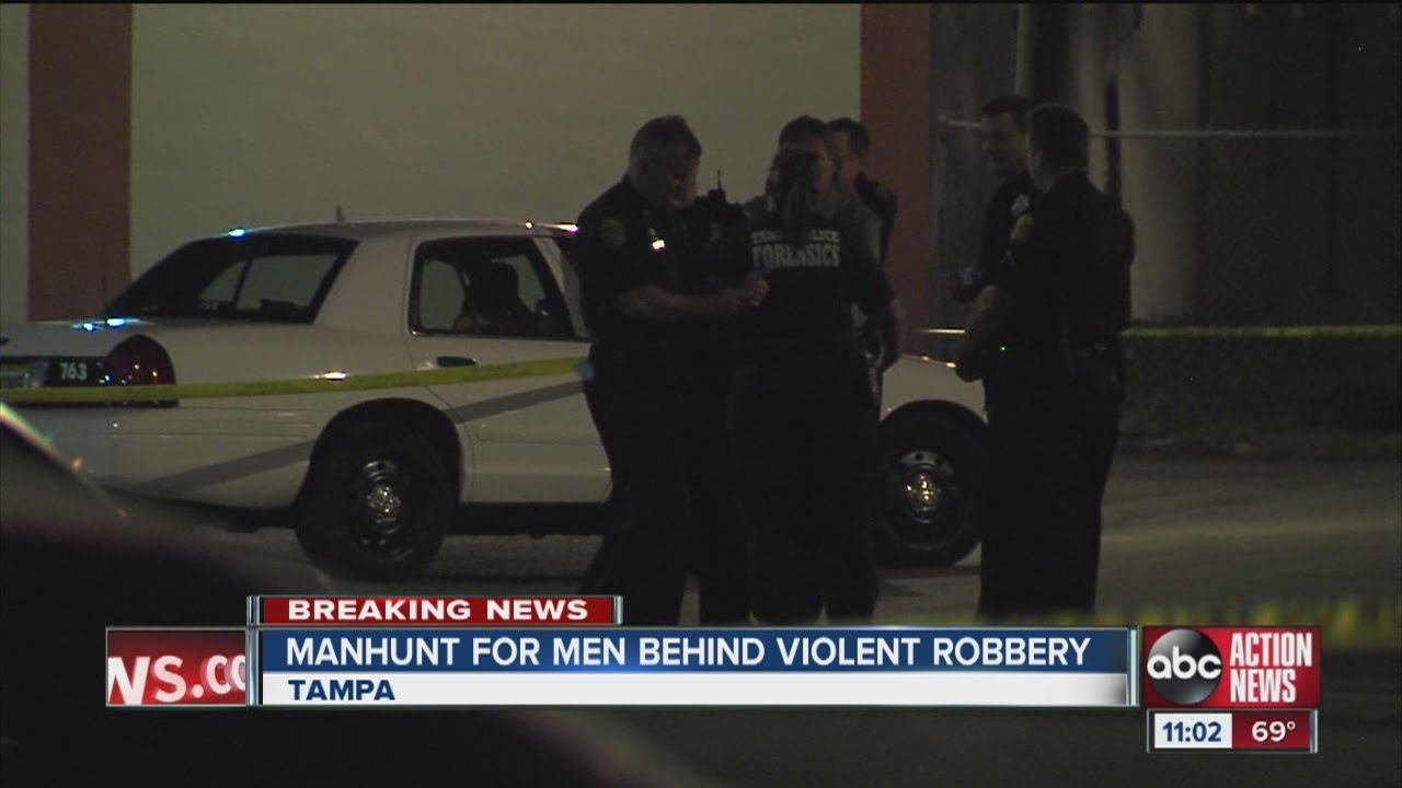 manhunt on for armed robbers