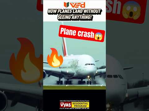 Zero Visibility? This Tech Lands the Plane Safely! ✈️ #shocking #shorts