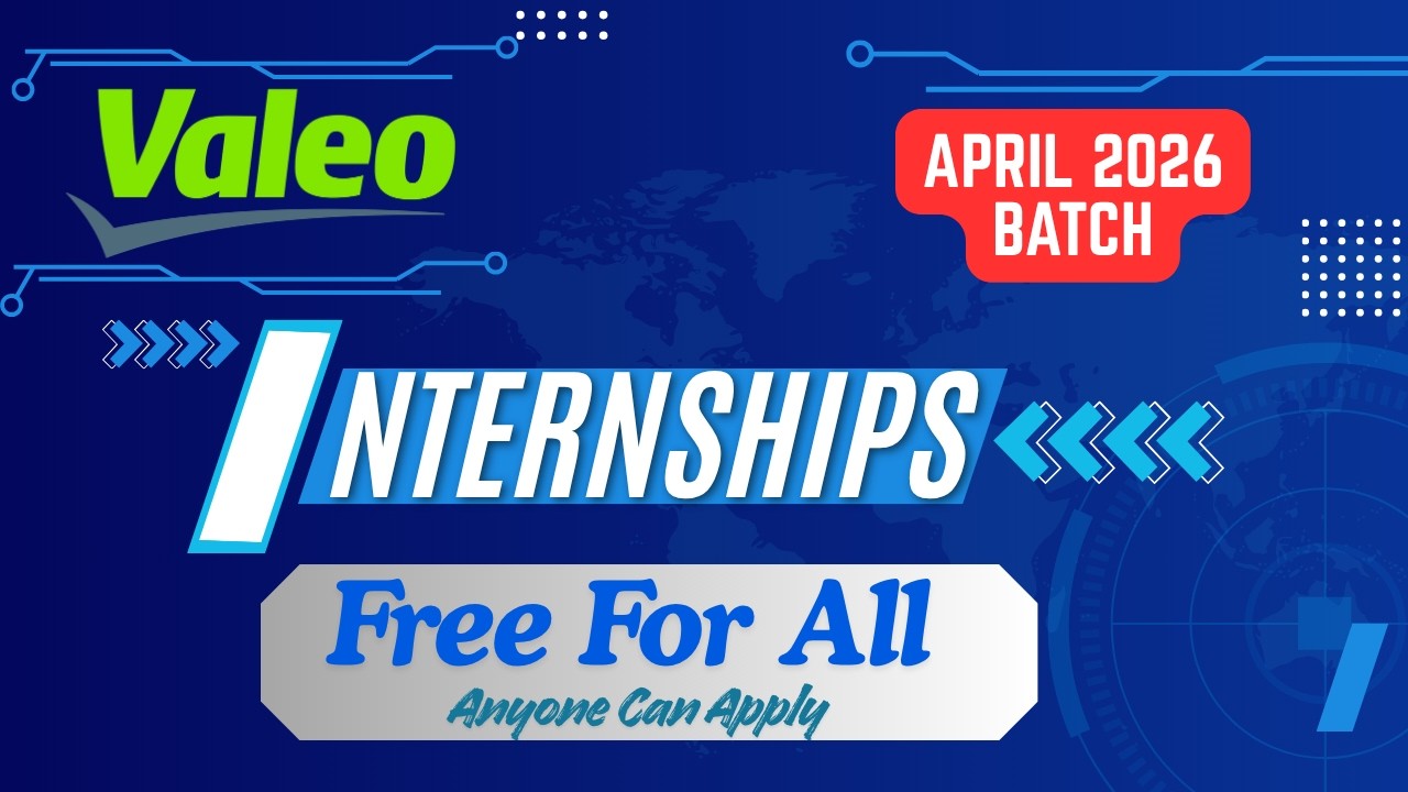 Don’t Miss This VALEO Internship 😱 | Apply NOW!