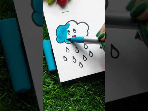 Blue Cloud With Rain π§π₯π§ | #shorts #shortvideo #clouds #rain
