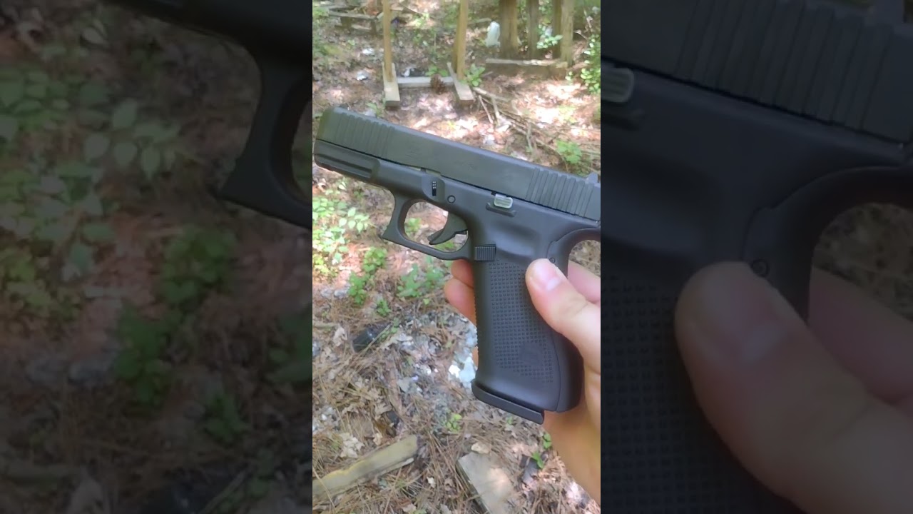 Glock 45 which is 9mm and it's basically a 19 with a 17 frame...