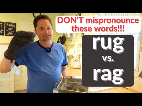 Learn English Vocabulary / RAG / RUG / OVEN MITT / American pronunciation