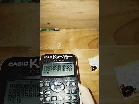 Cách vào phông chữ nhỏ|Casio 580VNX #casio #fyp