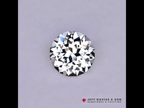 2.20ct LAB white Sapphire - Bagdasarov HDSM