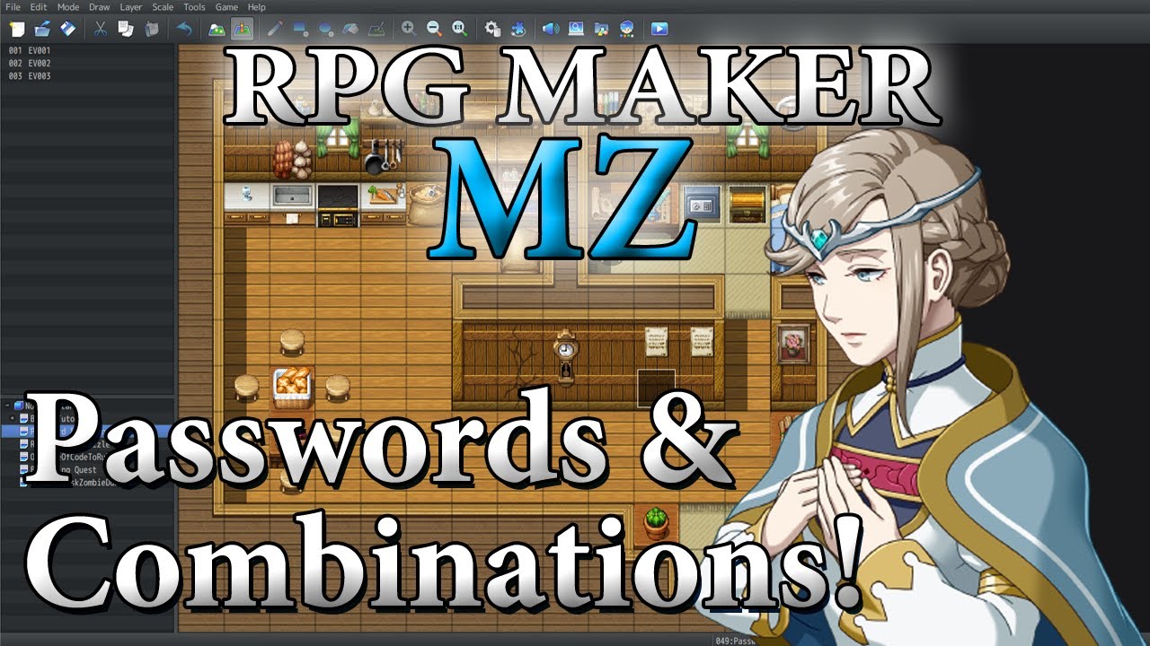 RPG Maker MZ Tutorial #36 - Password & Combinations!