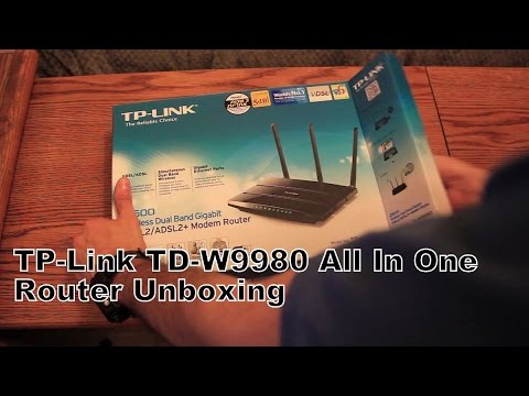 TP-Link TD-W9980 All In One Router Unboxing
