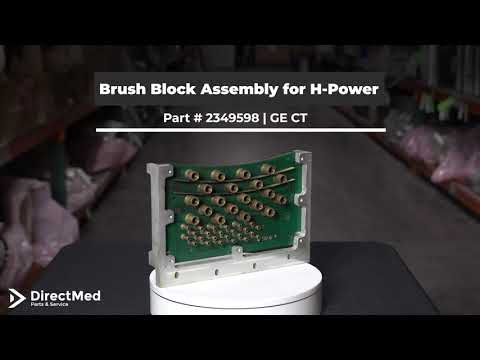 Brush Block Assembly for H Power Part # 2349598 | GE CT