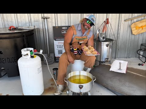 Fried Crawfish Boudin Balls!