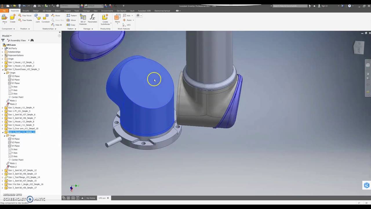 Mating A Universal Robot Model in CAD Final
