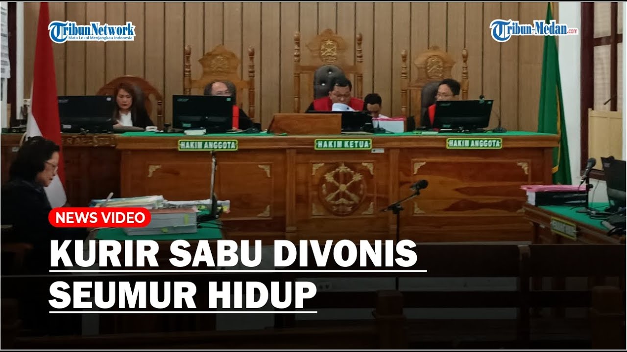 Hukuman Diperberat, Kurir Sabu Satu Kilogram Divonis Seumur Hidup