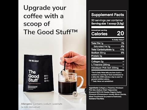 Boost Your Wellness with For Wellness The Good Stuff™ Non-Dairy Coffee Supplement
