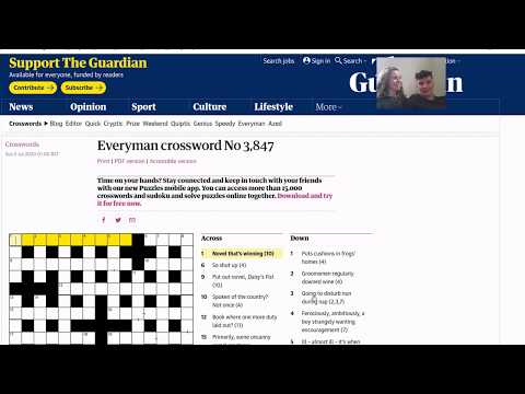 How to solve a cryptic crossword, Everyman 3,847 walkthrough