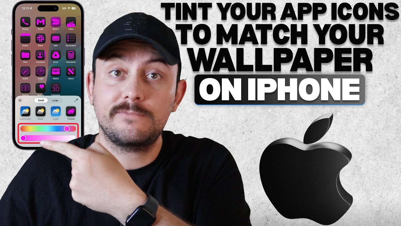 How to Tint App Icons to Match Your Wallpaper on iPhone (iOS Customization Guide)