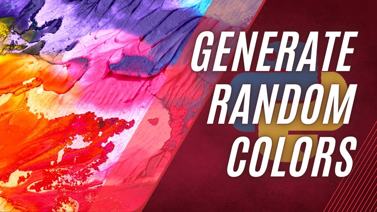 How To Make A Random Color Generator In Python