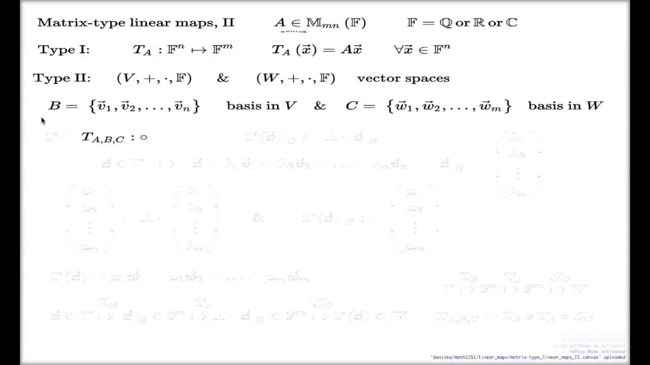 Matrix type linear maps, II