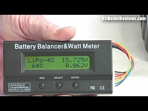 Review: RCTimer wattmeter, balancer and battery charge indicator for RC models