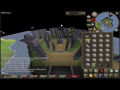 OSRS UIM Wrath runecrafting (44k xp/h & 8.8k runes/h)