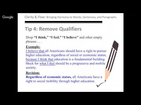 Clarity & Flow: Bringing Harmony to Words, Sentences, and Paragraphs