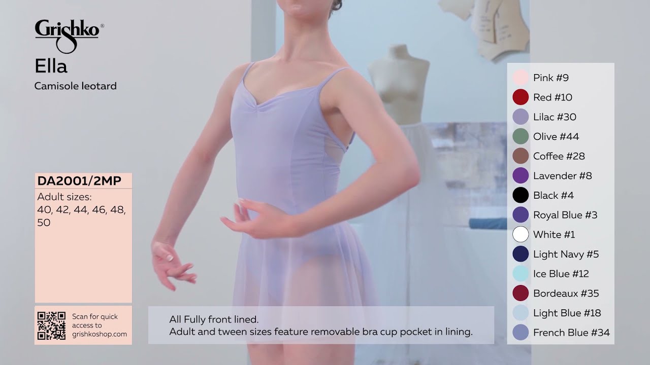 DA2001/2MP Ella, Camisole leotard