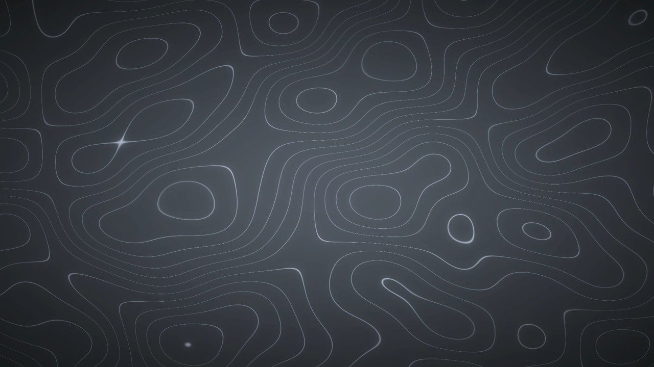 2 Hours of Grey Topographic Lines │ 4k Ambient │ Abstract Visuals │ Background