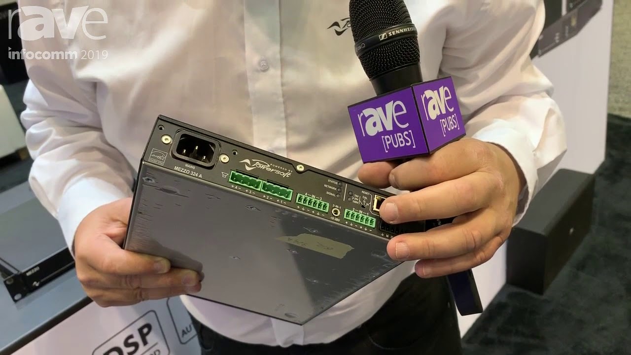 Powersoft Mezzo 604 AD трансляционный усилитель мощности, 4x150 Вт, 16 ...