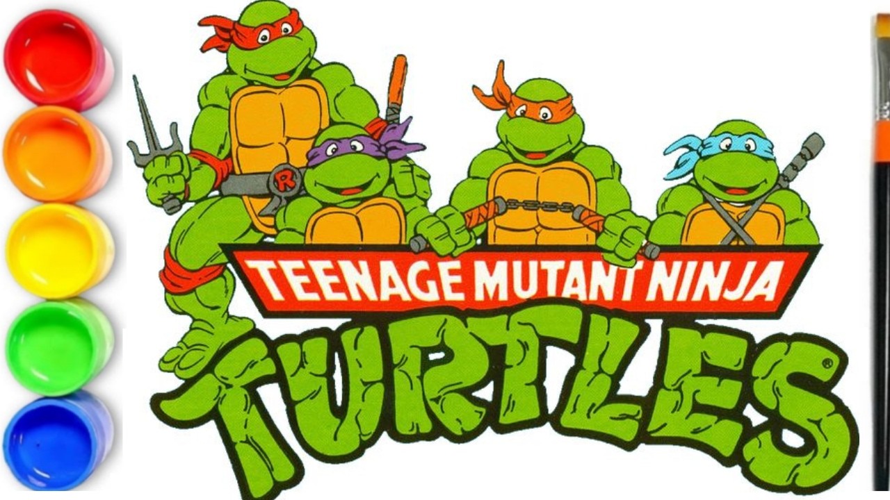 How to draw Teenage Mutant Ninja Turtles | Leonardo, Raphael, Donatello, Michelangelo | TMNT