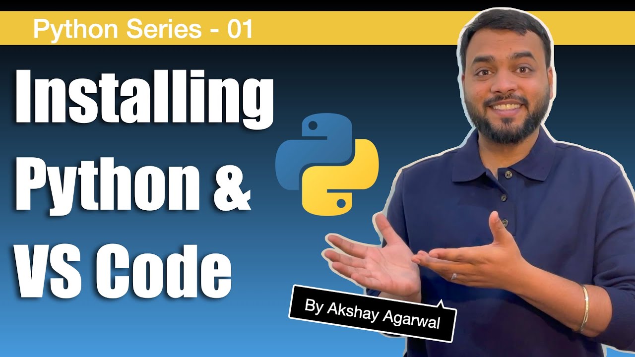 Getting Started With Python Setup | Python 1st Program | Akshay Agarwal