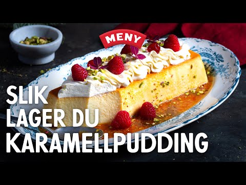 Slik lager du karamellpudding