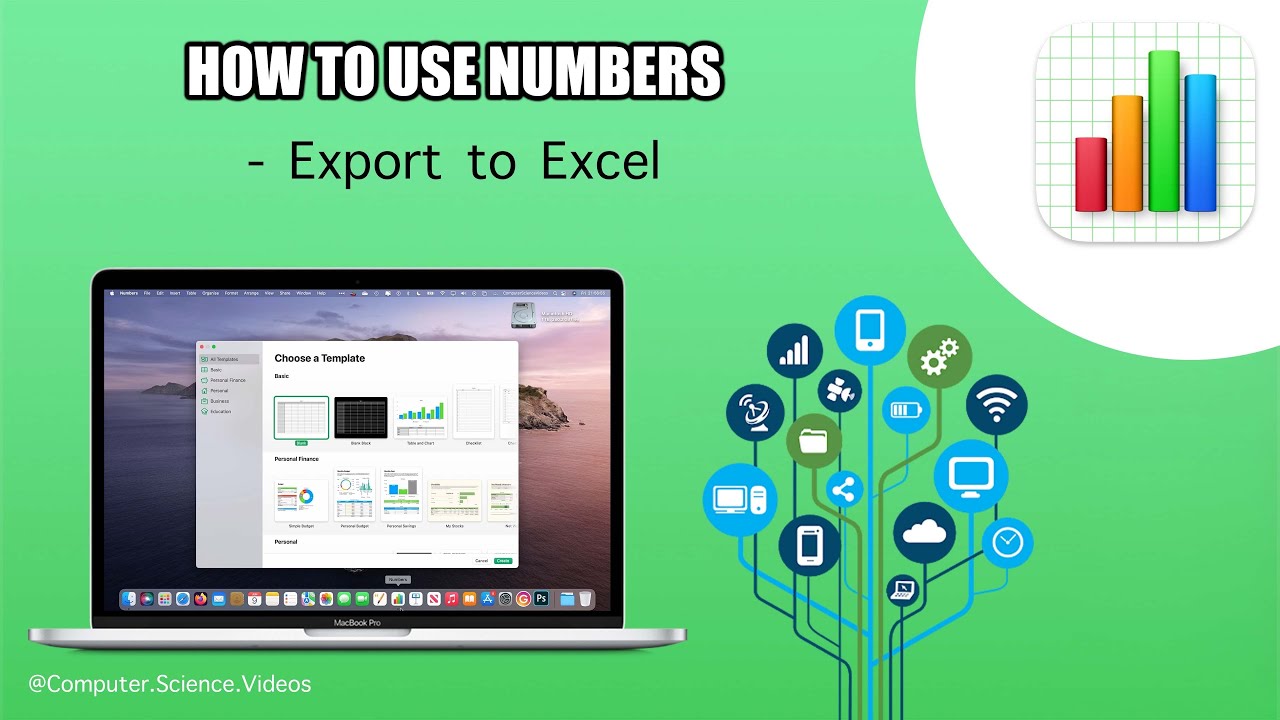 How to Export Your Spreadsheet to Excel On the Numbers Application Using a Mac - Tutorial | New
