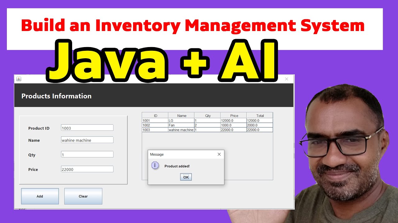 Build an Inventory Management System with AI in Java Swing – Step-by-Step Tutorial!