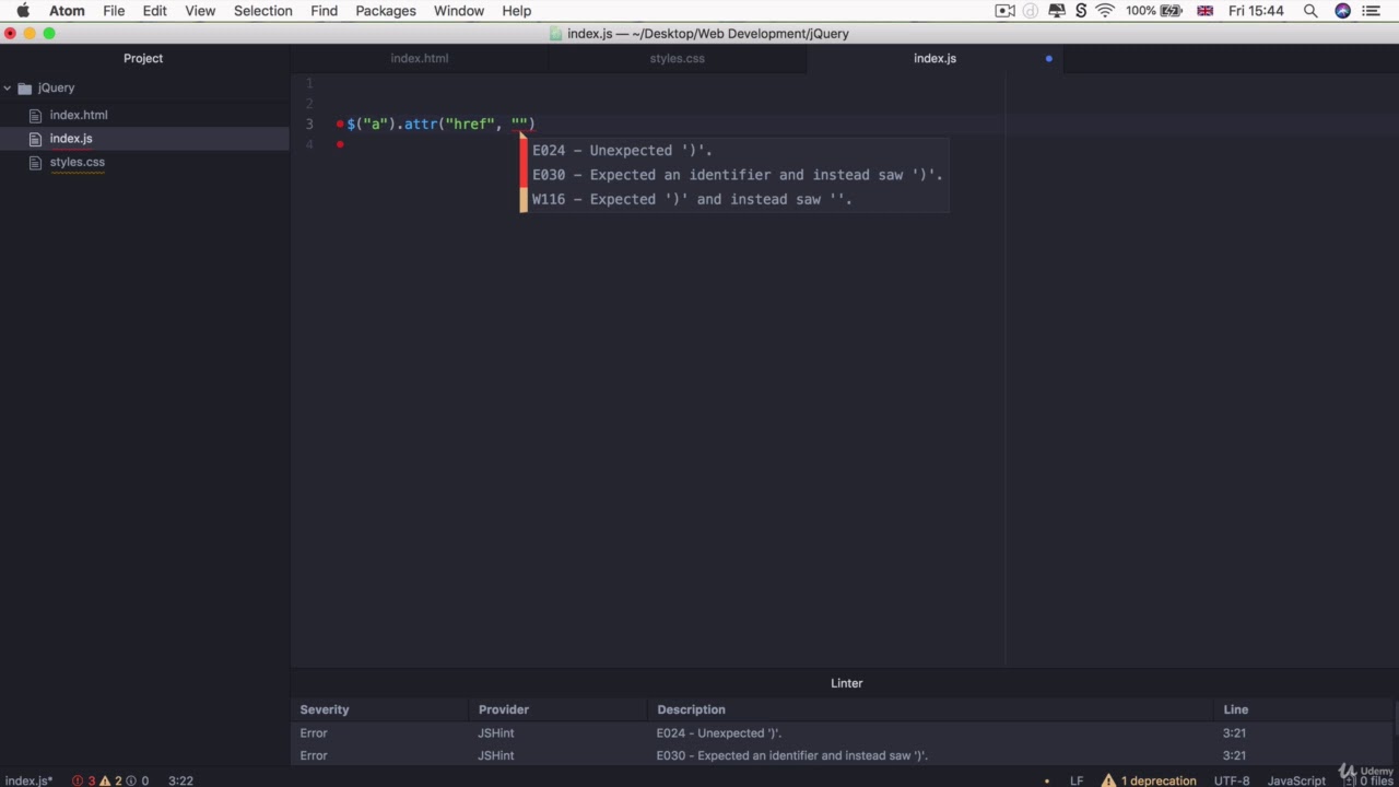 Manipulating Attributes with jQuery