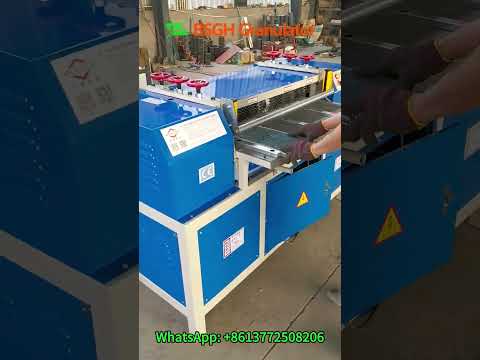 3000kg/day Copper Aluminum Radiator Separator Machine In Testing for Palestine Client