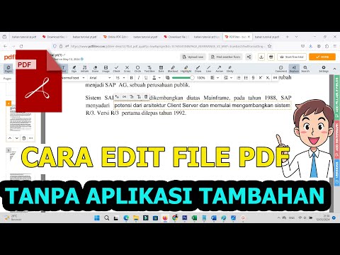 Cara edit file pdf di laptop tanpa aplikasi tambahan