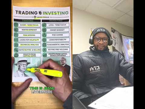 Trading vs Investing #investing #warrenbuffet #trading #traders #investor #millionaire #billionaire