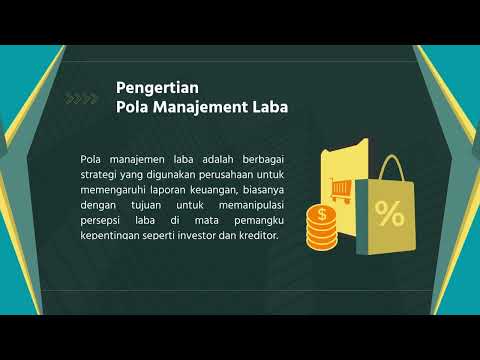 Konsep manajemen laba dan pola manajemen laba