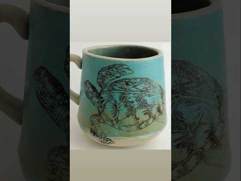Mug with a turtle