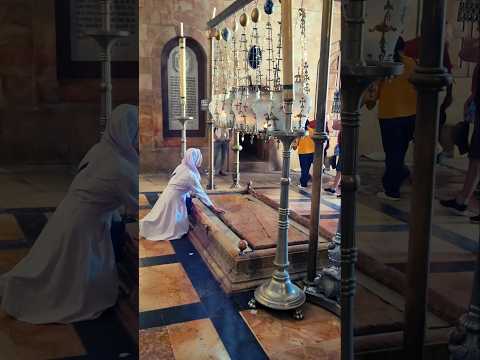 Blessings from the Stone on Which Jesus Was Anointed - Jerusalem