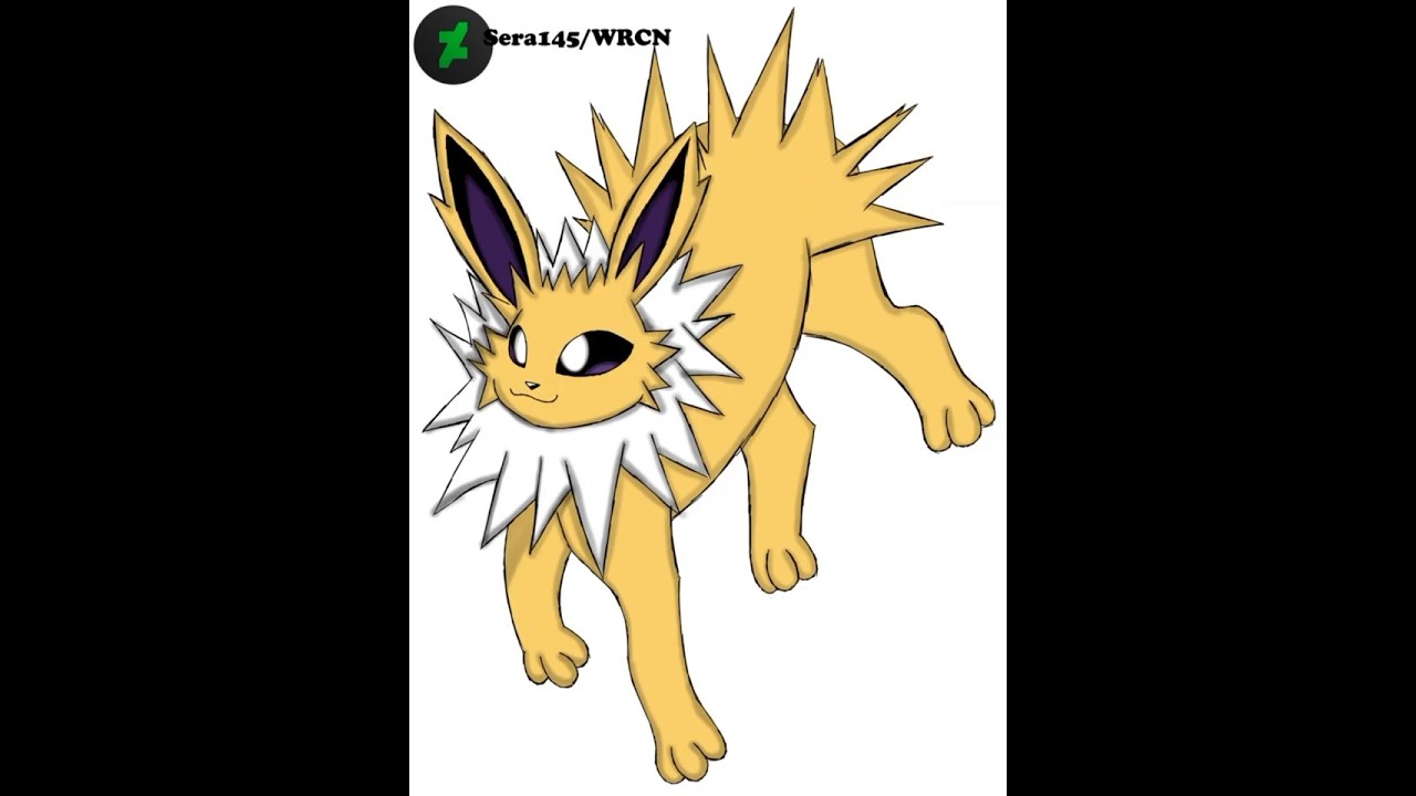 Jolteon Drawing [Made by me] #pokemon #eevee #art #pokemongo