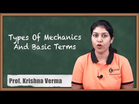 Types of Mechanics and Basic Terms - Introduction - GATE Engineering ...