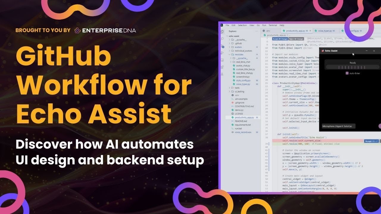 GitHub Workflow for Echo Assist