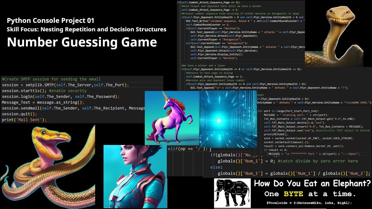 Python Console Project 01: Number Guessing Game