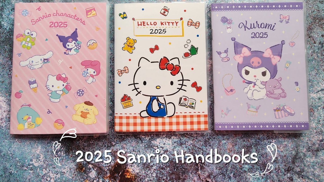 Sanrio 2025 Monthly calendar planner